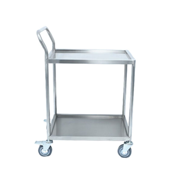 Two-Tier Recessed-Deck Trolley with Single-Side Handle